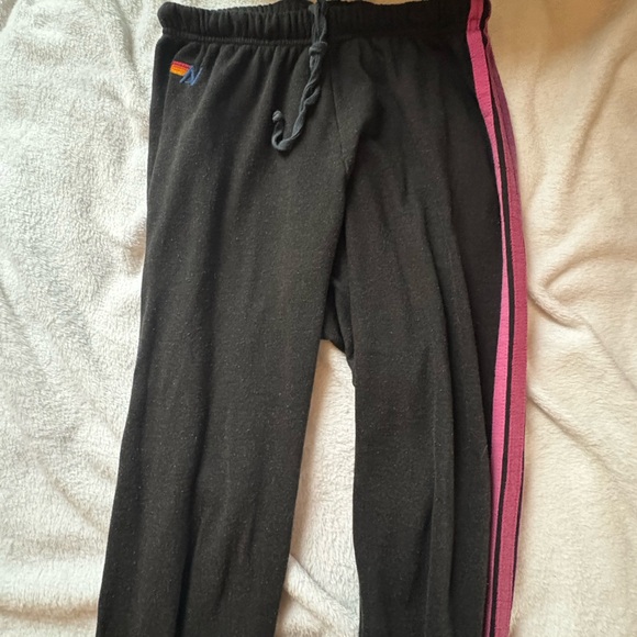 Aviator Nation | Pants & Jumpsuits | Aviator Nation Black And Pink Blue ...